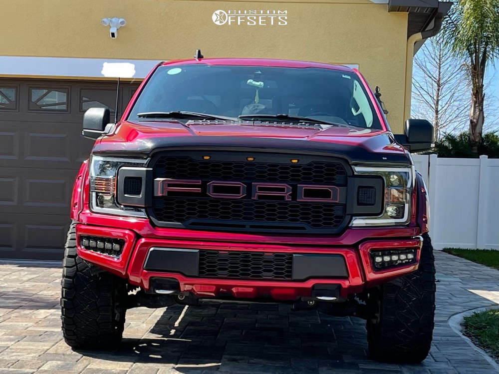 2019 Ford F-150 with 22x12 19 Hostile Rage and 33/12.5R22 Nitto Ridge ...