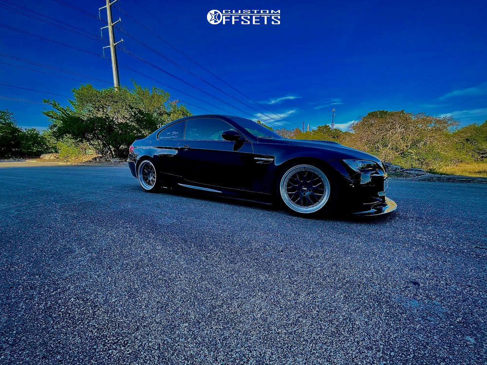 2012 BMW M3 with 19x9.5 22 ESR Cs01 and 255/35R19 Continental ...