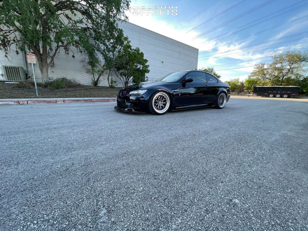 2012 BMW M3 with 19x9.5 22 ESR Cs01 and 255/35R19 Continental ...