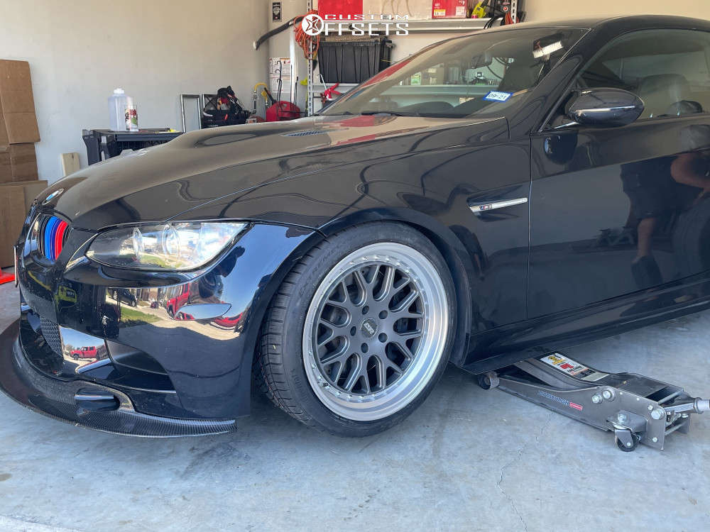 2012 BMW M3 with 19x9.5 22 ESR Cs01 and 255/35R19 Continental ...