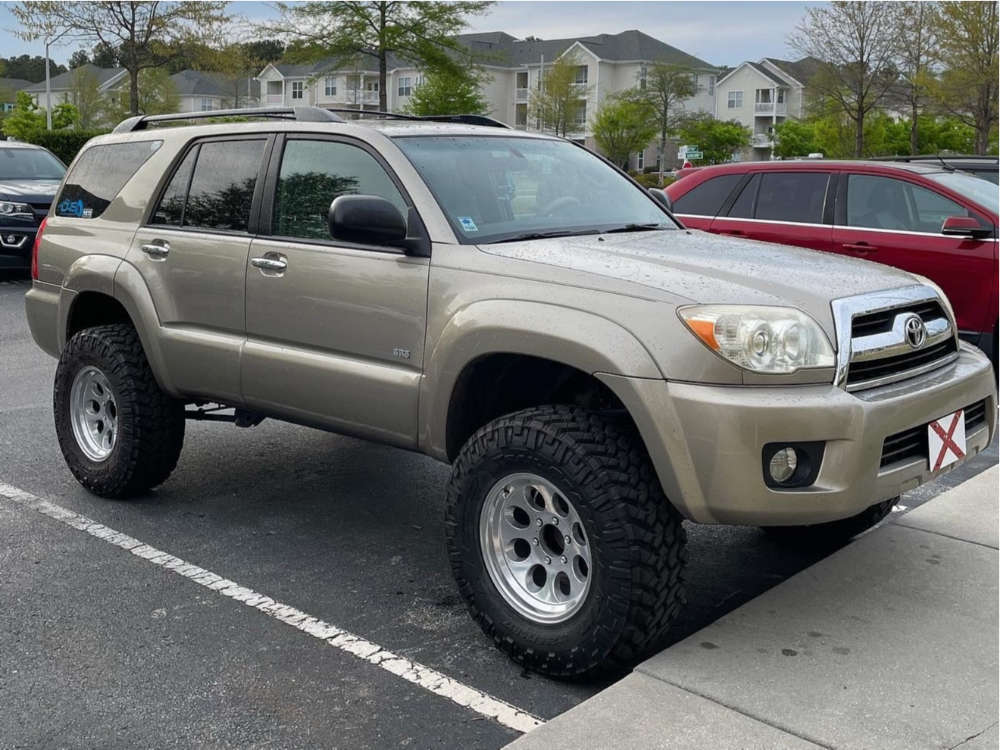 2007 Toyota 4Runner with 17x9 -6 Pro Comp 1069 and 295/70R17 Nitto ...