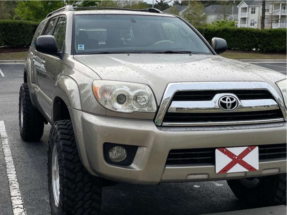 2007 Toyota 4Runner with 17x9 -6 Pro Comp 1069 and 295/70R17 Nitto ...