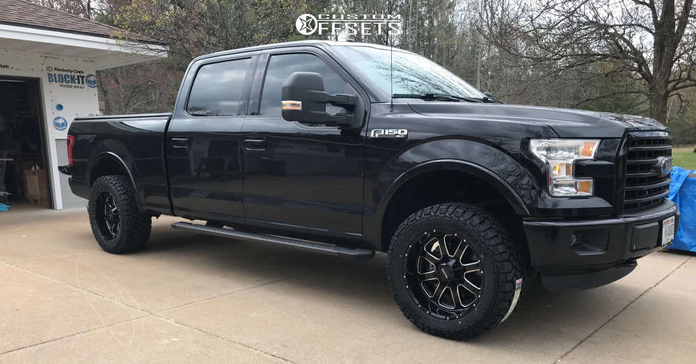 2016 Ford F-150 with 20x10 -24 Ballistic Rage and 33/12.5R20 Kenda ...