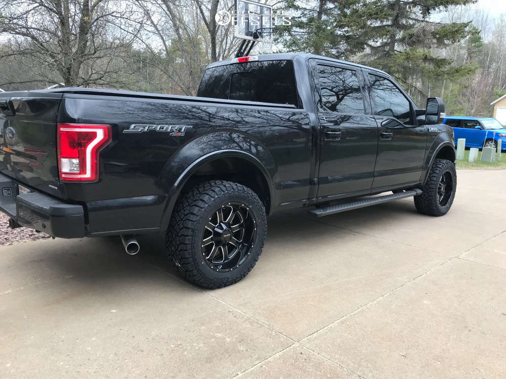2016 Ford F-150 with 20x10 -24 Ballistic Rage and 33/12.5R20 Kenda ...
