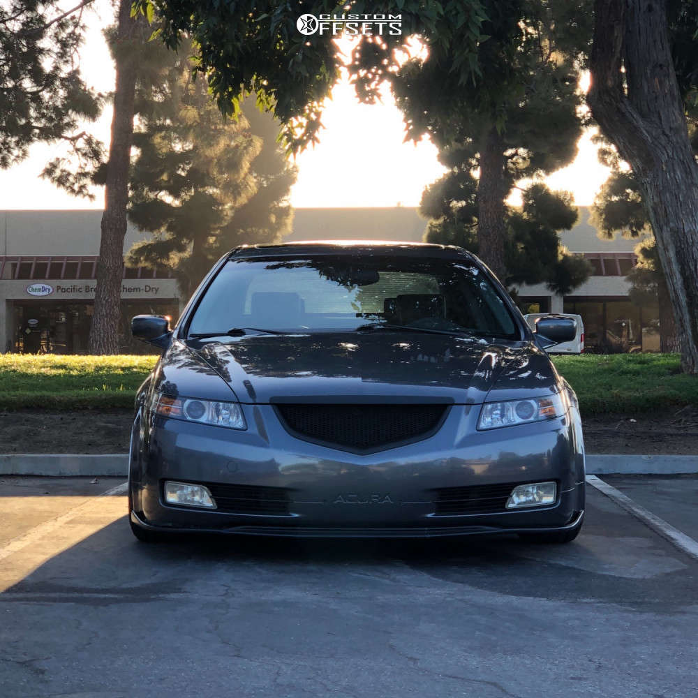 2006 Acura TL with 18x9.5 30 Aodhan Ah02 and 225/40R18 Achilles Atr ...