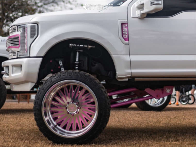 2018 Ford F-250 Super Duty with 26x16 -76 BCR Custom Design and 38/15 ...