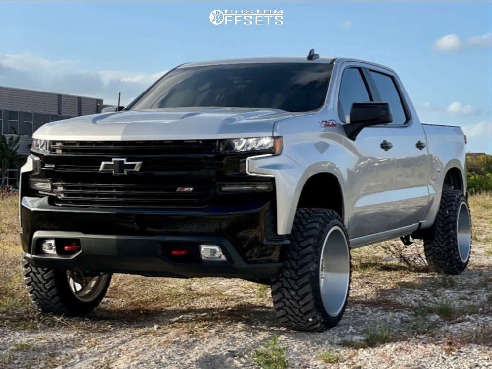 2020 Chevrolet Silverado 1500 with 22x12 -51 Cali Offroad Summit and 33 ...