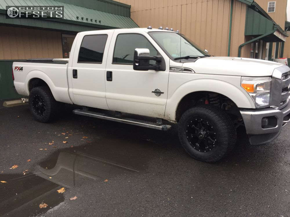 2012 Ford F-250 Super Duty with 18x9 0 Raceline Assault and 305/50R18 ...