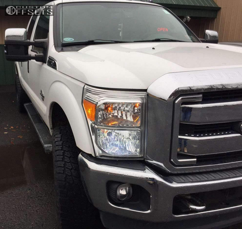 2012 Ford F-250 Super Duty with 18x9 0 Raceline Assault and 305/50R18 ...