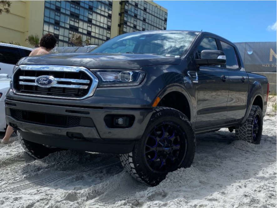 2020 Ford Ranger with 20x9 18 Mayhem Warrior and 285/55R20 Nitto Ridge ...