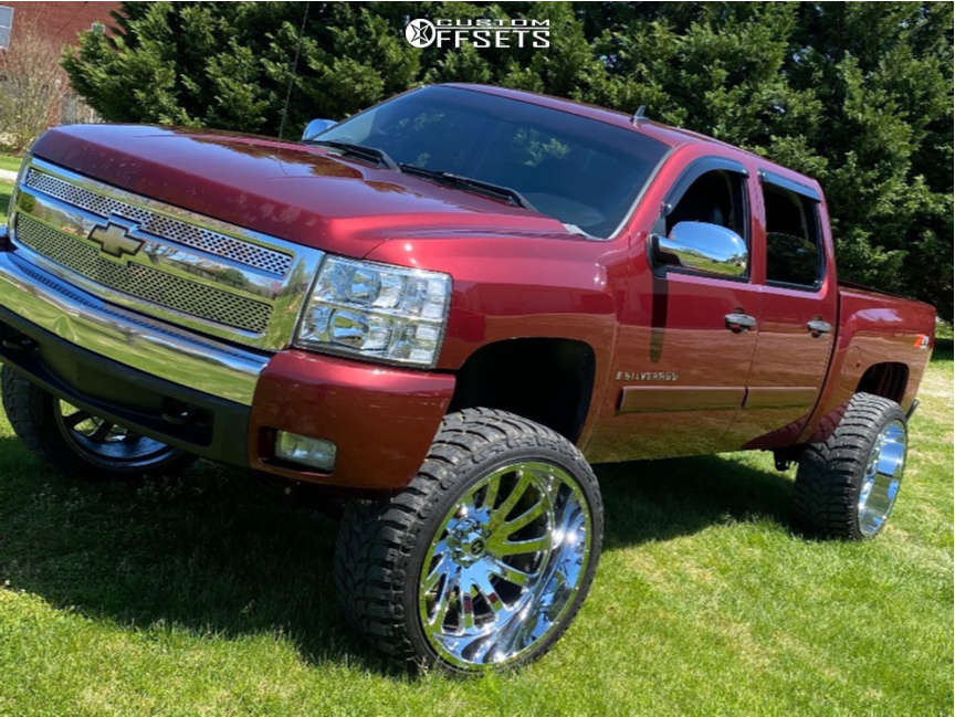 2008 Chevrolet Silverado 1500 with 26x14 -71 Hardcore Offroad Hc15 and ...