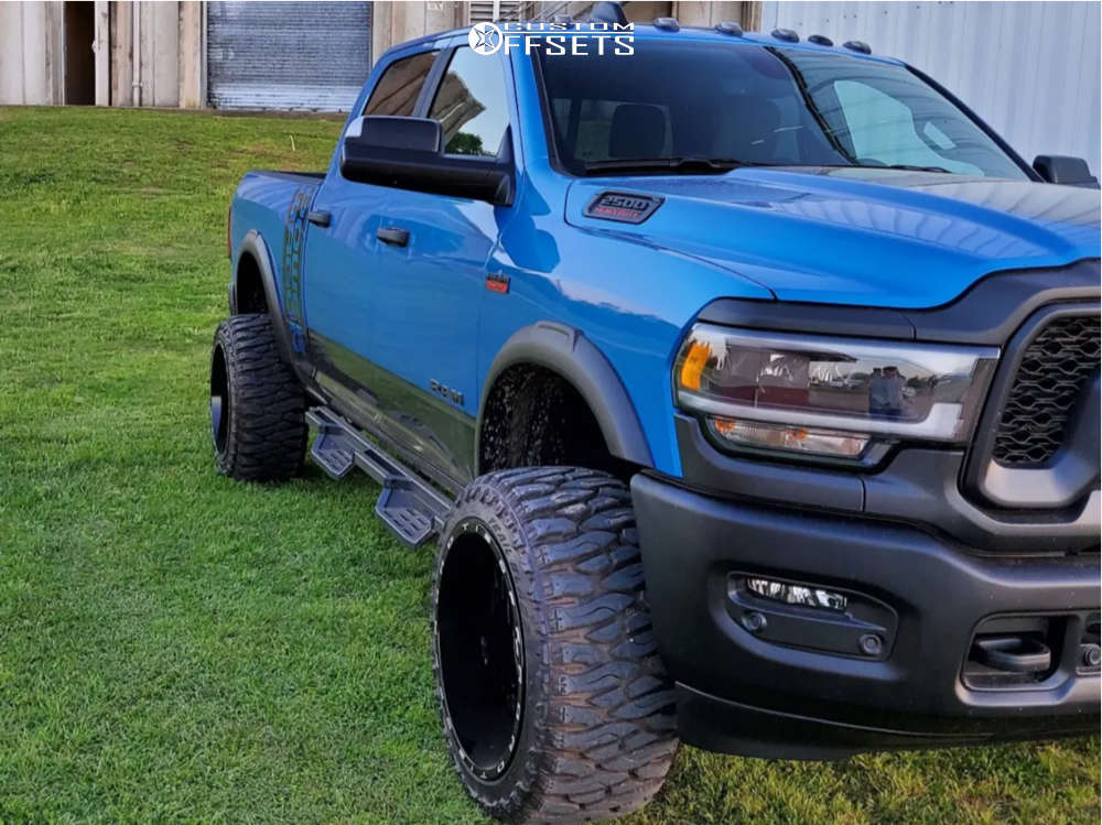 2021 Ram 2500 with 22x14 -76 TIS 544BM and 355/40R22 Atturo Trail Blade ...