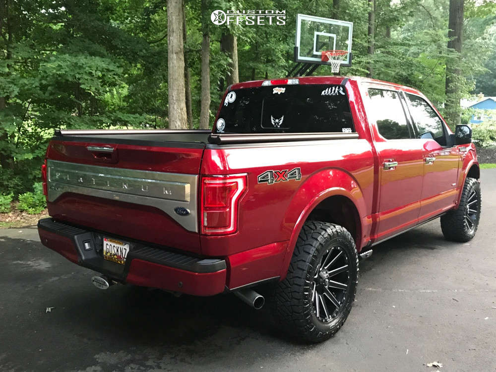 2015 Ford F-150 with 20x10 -18 Fuel Contra and 33/12.5R20 Nitto Trail ...