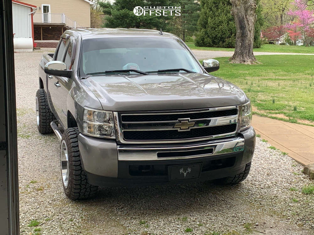 2009 Chevrolet Silverado 1500 with 20x12 -44 RBP Avenger and 33/12.5R20 ...