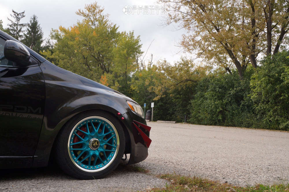 2011 Kia Forte Koup with 17x8.5 40 Work Vsxx and 225/40R17 Sailun ...