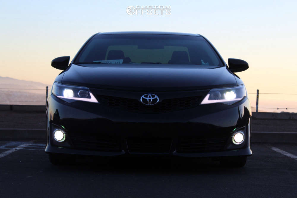 2014 Toyota Camry with 17x7.5 45 Sparco DRS and 215/45R17 Dcenti and ...