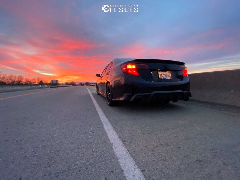 2014 Toyota Camry with 17x7.5 45 Sparco DRS and 215/45R17 Dcenti and ...