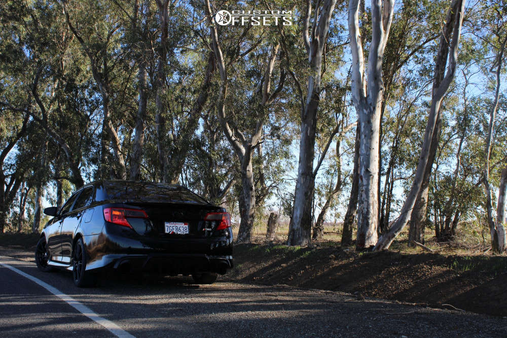 2014 Toyota Camry with 17x7.5 45 Sparco DRS and 215/45R17 Dcenti and ...