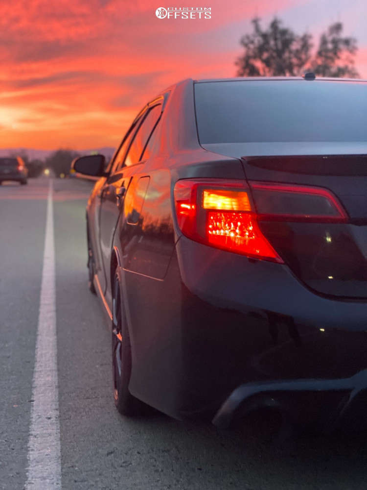 2014 Toyota Camry with 17x7.5 45 Sparco DRS and 215/45R17 Dcenti and ...