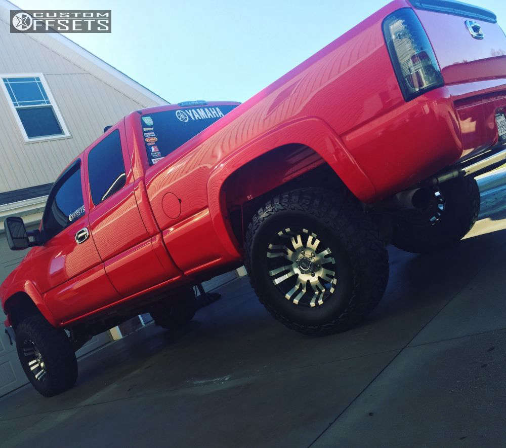 2002 Chevrolet Silverado 1500 with 17x9 -6 Pro Comp Series 01 and 35/12 ...