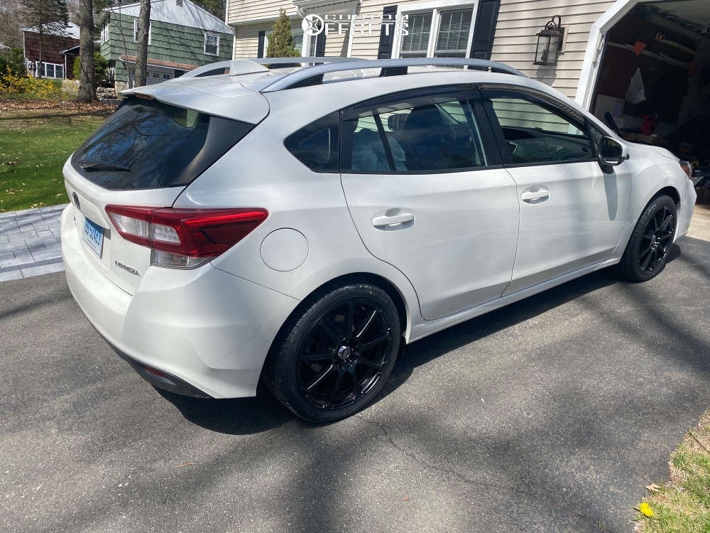 2018 Subaru Impreza with 18x7.5 45 Enkei Edr9 and 225/40R18 Eldorado ...