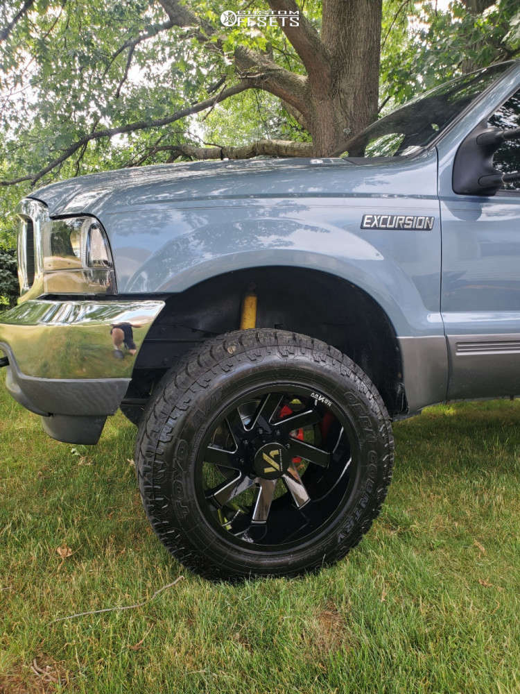 2001 Ford Excursion with 20x12 -51 ARKON OFF-ROAD Caesar and 35/12.5R20 ...