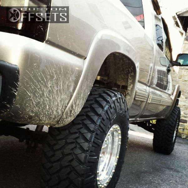 2000 Chevrolet Silverado 1500 with 16x10 -25 Mickey Thompson Classic ...