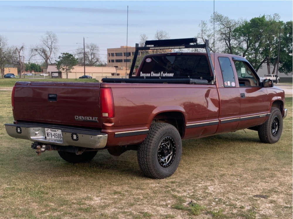 1998 Chevrolet C2500 with 16x8 1 Walker Evans 501 and 265/75R16 Red ...