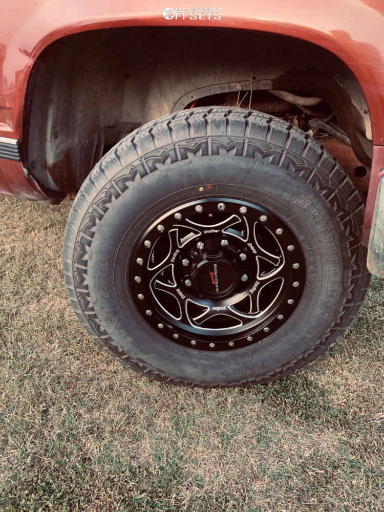 1998 Chevrolet C2500 with 16x8 1 Walker Evans 501 and 265/75R16 Red ...
