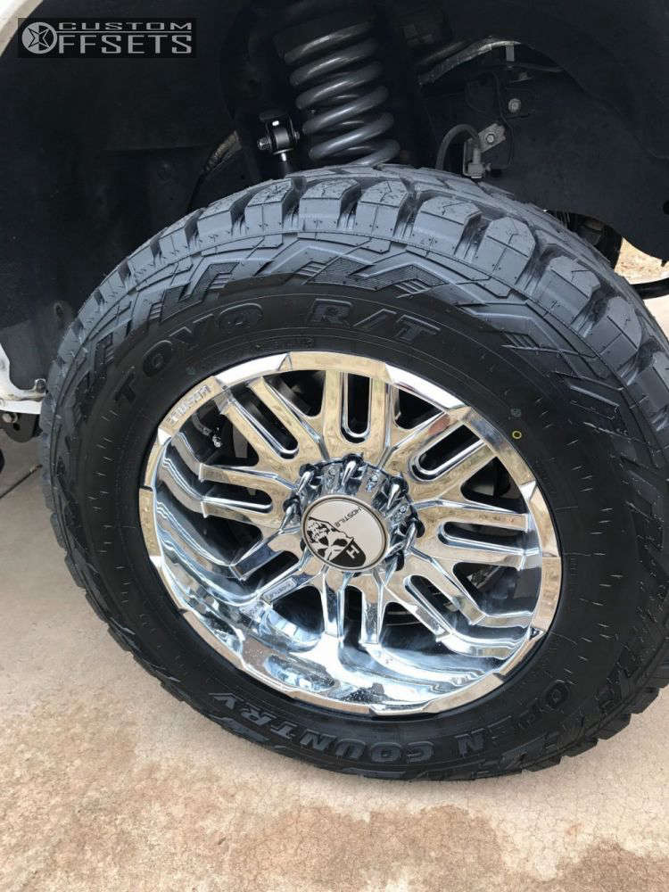 2014 Ford F-250 Super Duty with 20x10 -19 Hostile Zombie and 35/12.5R20 ...