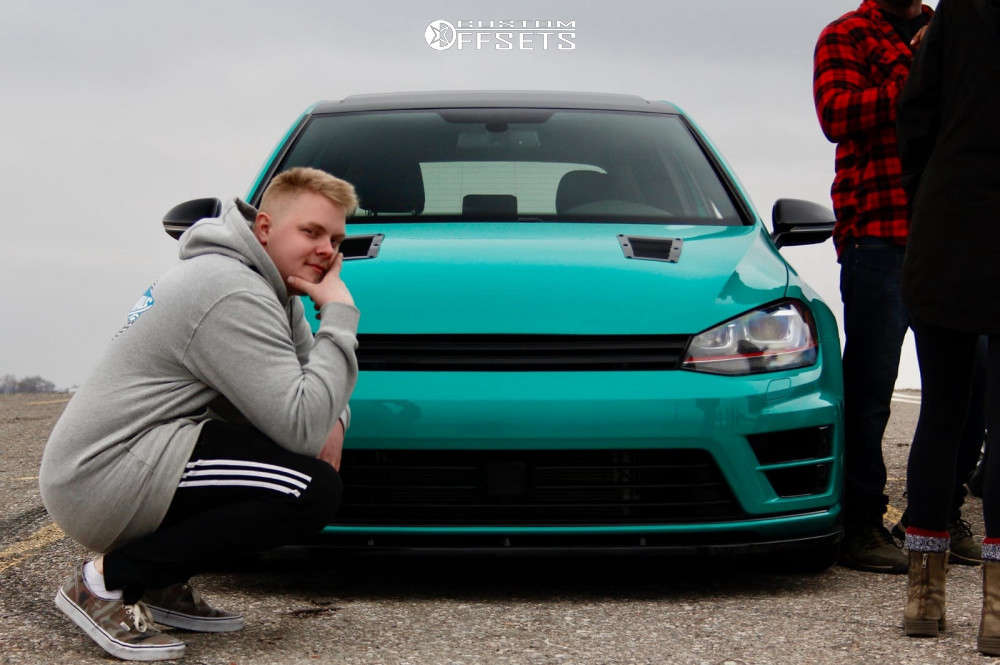 2015 Volkswagen GTI with 19x8 50 OEM Wheels Pretoria and 235/45R19 ...