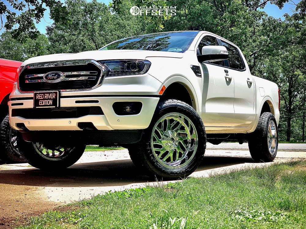 2020 Ford Ranger with 20x10 -19 Fuel Triton and 31/10.5R20 Nitto Terra ...