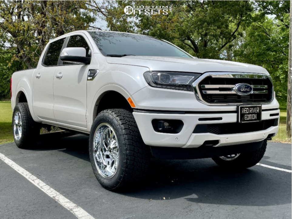 2020 Ford Ranger with 20x10 -19 Fuel Triton and 31/10.5R20 Nitto Terra ...