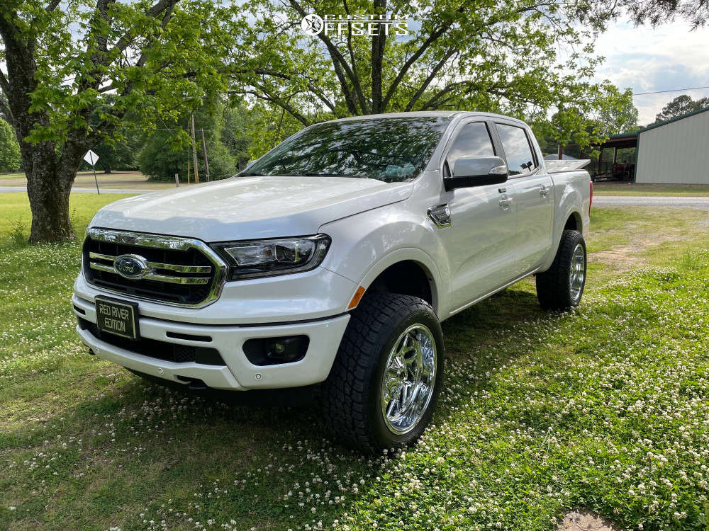 2020 Ford Ranger with 20x10 -19 Fuel Triton and 31/10.5R20 Nitto Terra ...