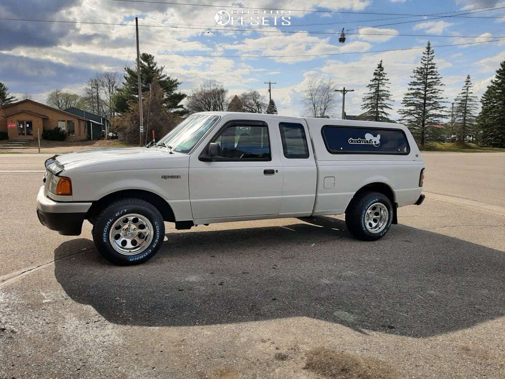 2003 Ford Ranger with 15x10 -38 Alloy Ion 171 and 255/50R15 Cooper ...