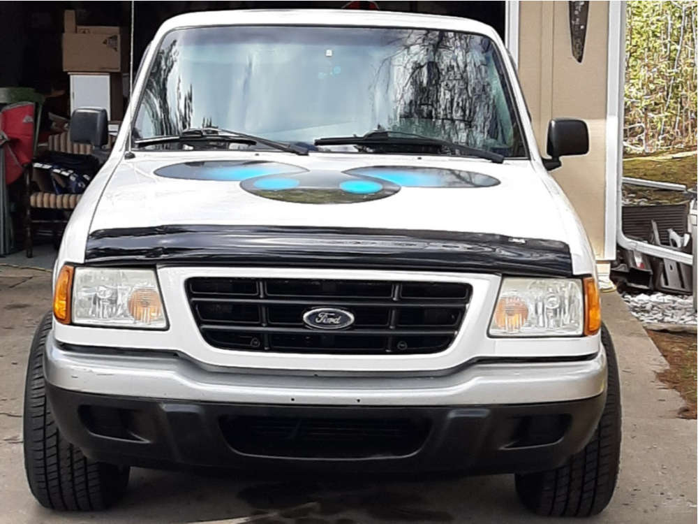 2003 Ford Ranger with 15x10 -38 Alloy Ion 171 and 255/50R15 Cooper ...