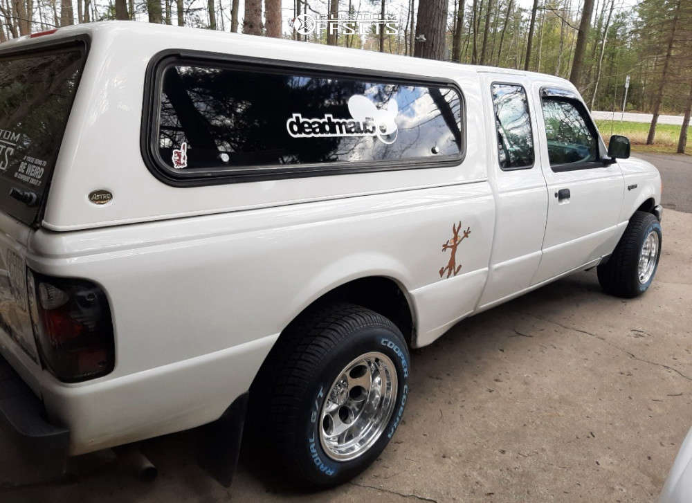 2003 Ford Ranger with 15x10 -38 Alloy Ion 171 and 255/50R15 Cooper ...