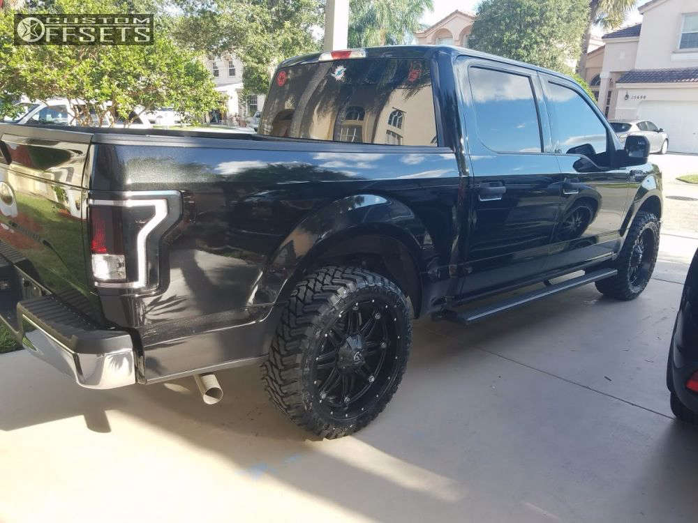 2015 Ford F-150 with 22x9.5 20 Fuel Hostage and 33/12.5R22 Atturo Trail ...