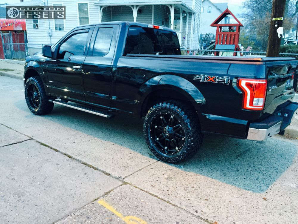 2015 Ford F-150 with 22x9.5 19 Fuel Hostage and 35/12.5R22 Atturo Trail ...
