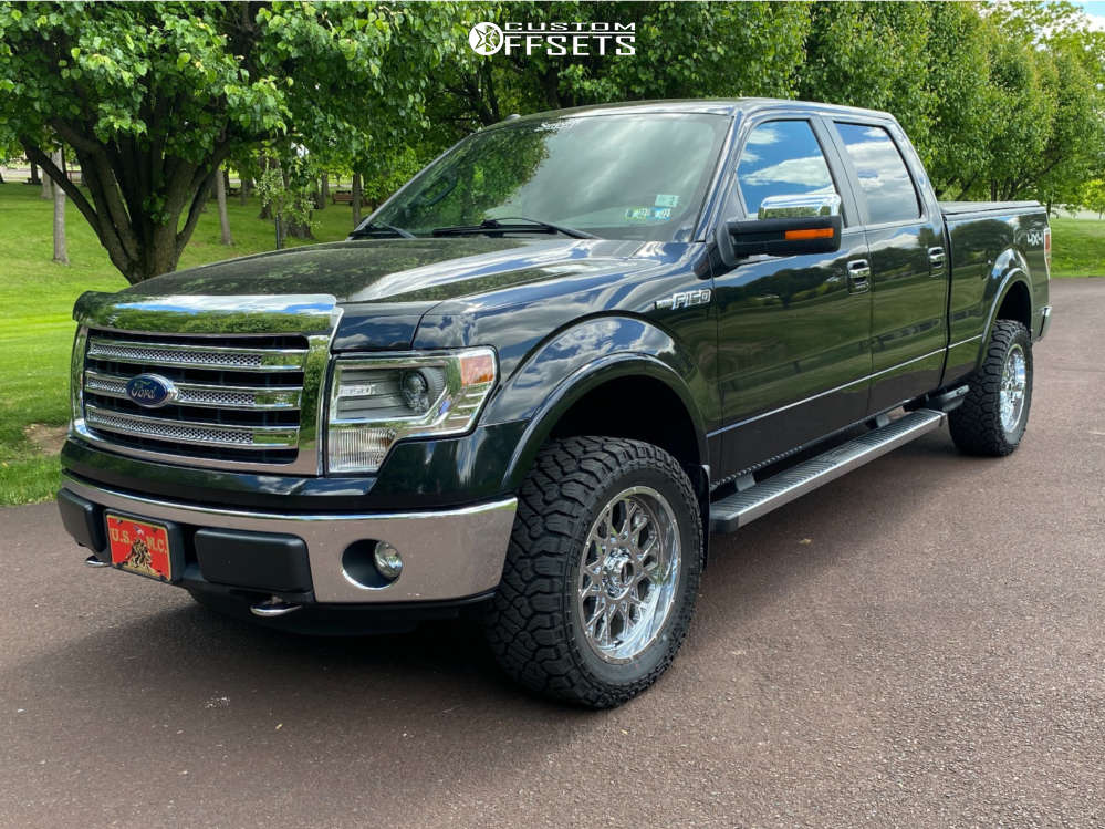 2013 Ford F-150 with 20x9 12 Vision Rocker and 33/12.5R20 Kenda Klever ...