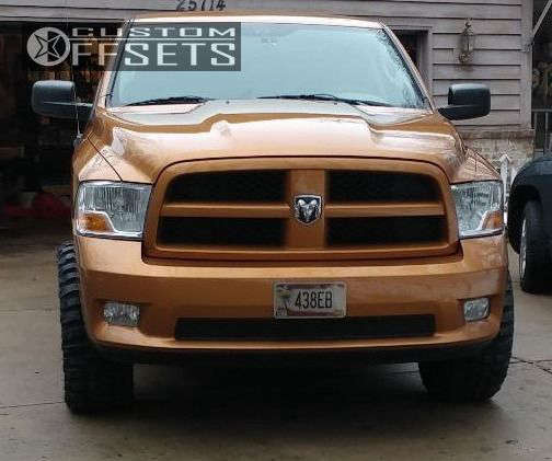 2012 Ram 1500 with 20x10 -25 Mayhem Rampage and 33/12.5R20 Federal ...