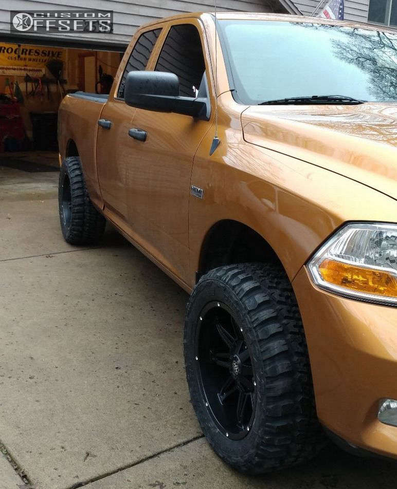 2012 Ram 1500 with 20x10 -25 Mayhem Rampage and 33/12.5R20 Federal ...