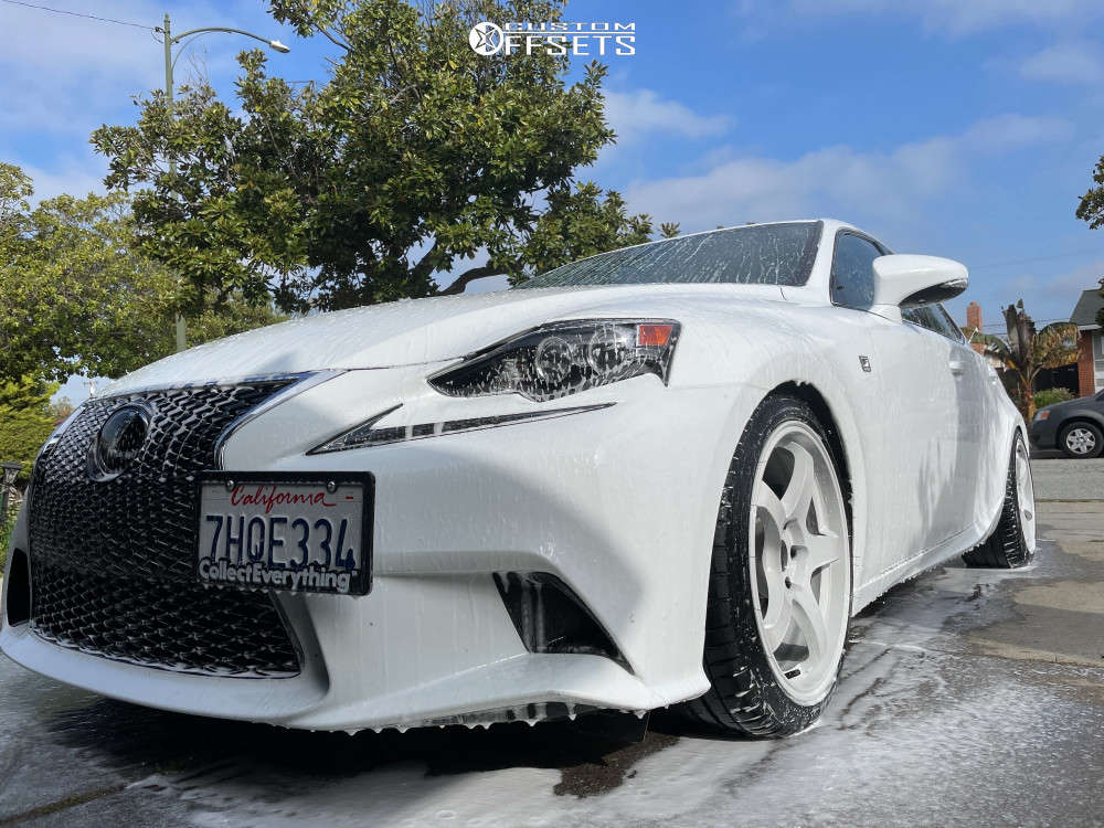 2016 Lexus IS200t with 18x8.5 35 Rosenstein Cr and 225/25R18 Michelin ...