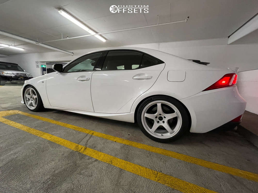 2016 Lexus IS200t with 18x8.5 35 Rosenstein Cr and 225/25R18 Michelin ...