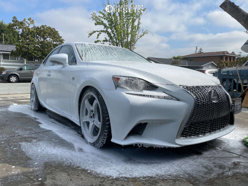 2016 Lexus IS200t with 18x8.5 35 Rosenstein Cr and 225/25R18 Michelin ...
