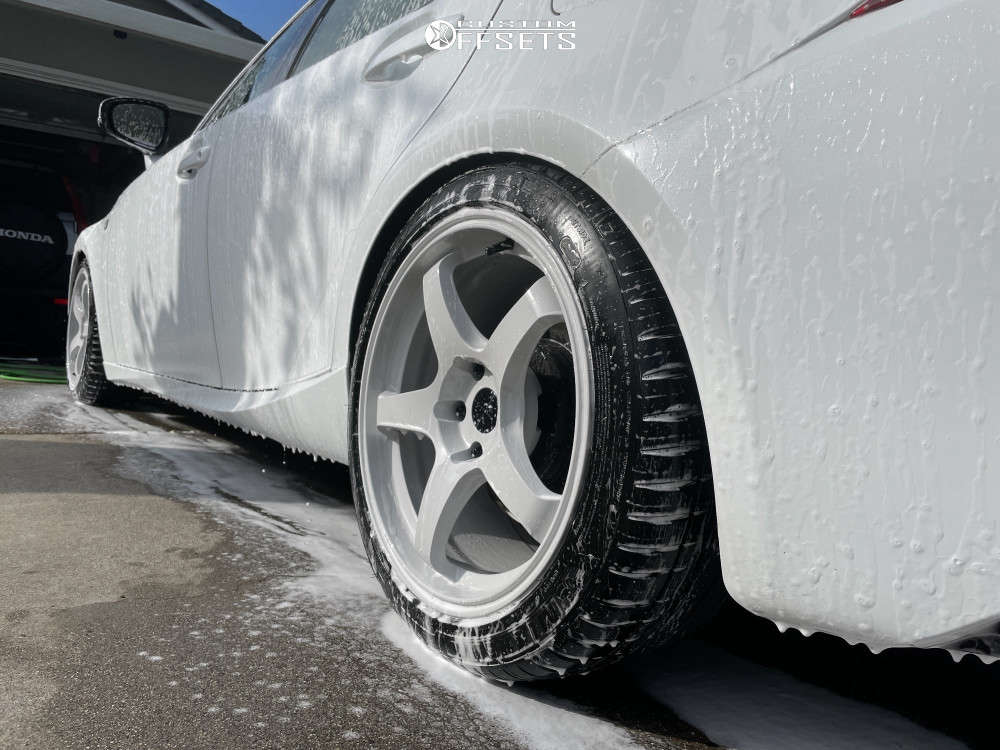 2016 Lexus IS200t with 18x8.5 35 Rosenstein Cr and 225/25R18 Michelin ...