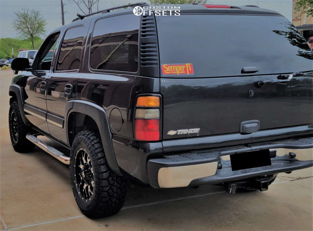 2006 Chevrolet Tahoe with 18x9 -12 Mayhem Warrior and 275/65R18 Kenda ...