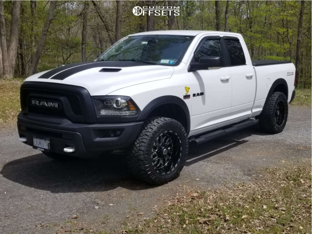 2019 Ram 1500 Classic with 20x10 -25 TIS 544BM and 305/55R20 Nitto ...