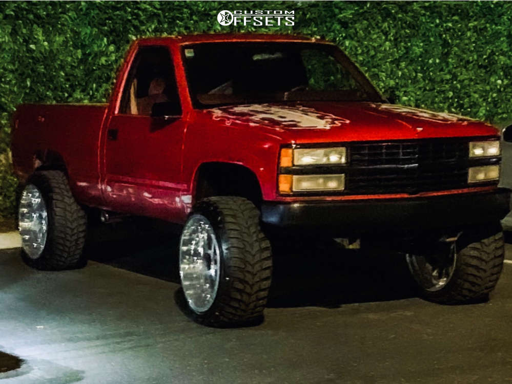1992 Chevrolet C1500 with 24x14 -76 Cali Offroad Summit and 35/12.5R24 ...