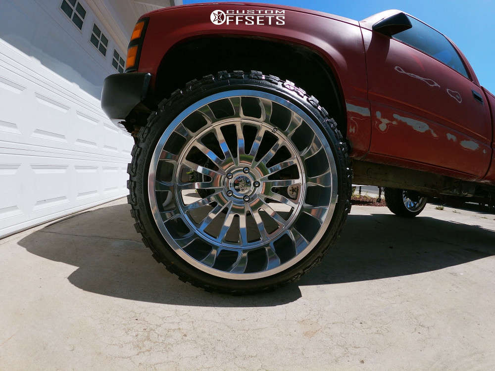 1992 Chevrolet C1500 with 24x14 -76 Cali Offroad Summit and 35/12.5R24 ...